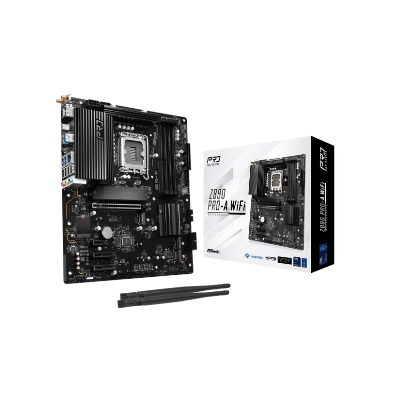 ASRock Z890 Pro-A - Bundkort - ATX - Socket LGA-1851 - Intel Z890 Chipset